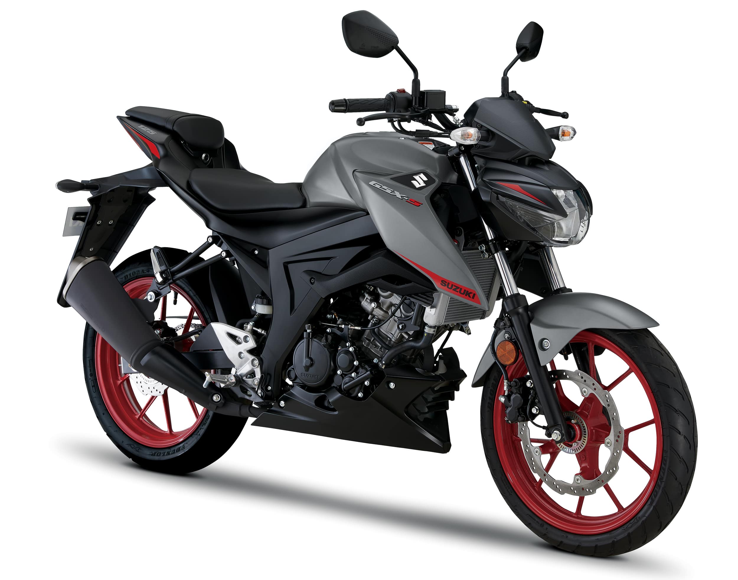 Suzuki GSX-S125 - Metallic Matt Fibroin Grey/Solid Black 50% Gloss ...