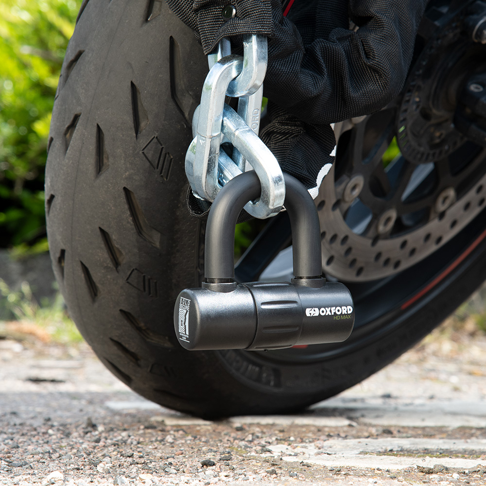 Oxford HD MAX Chain and Lock | Oxford Motorcycle Security | Two Wheel ...