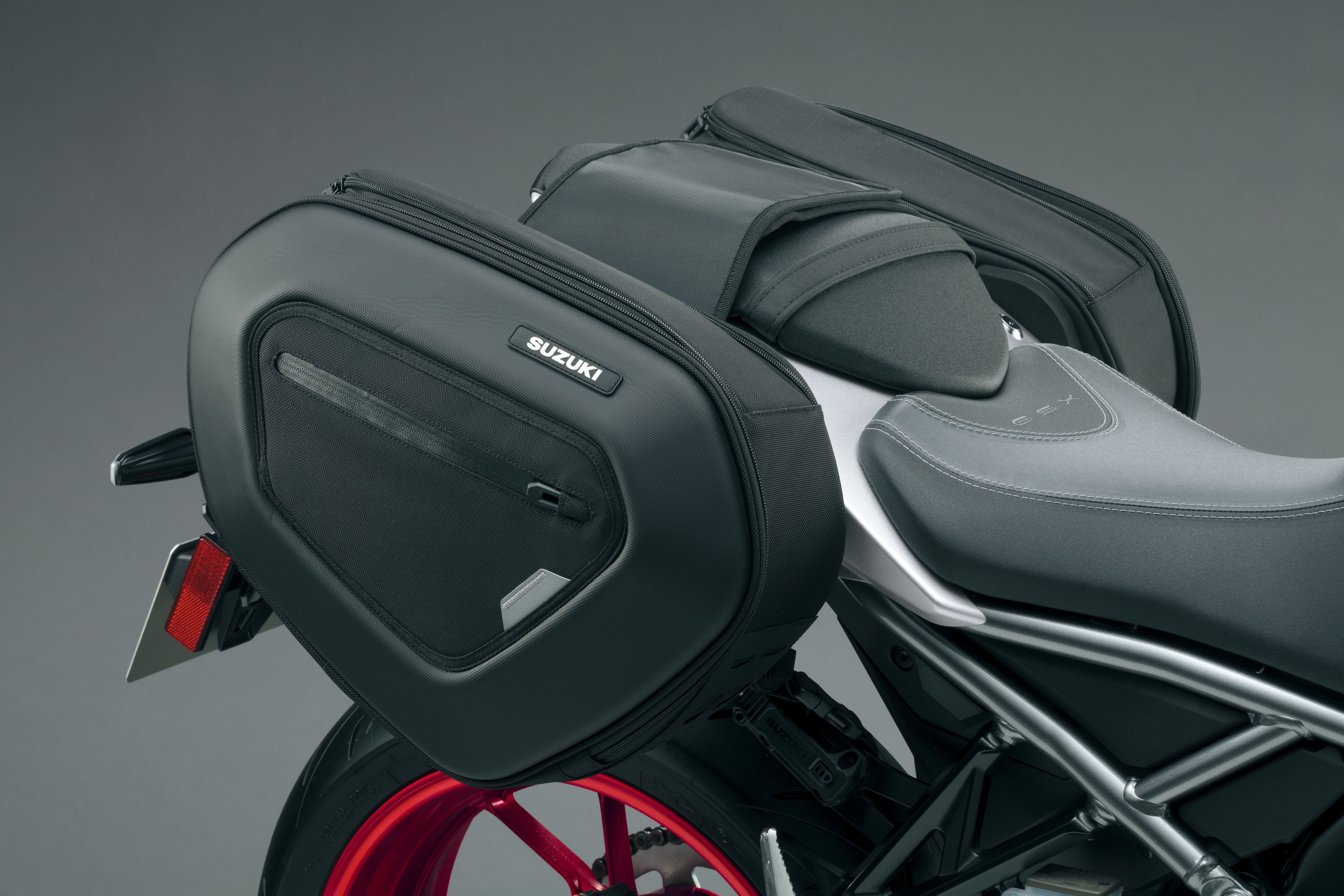 Suzuki GSX-8R Soft Side Case Set | New Suzuki GSX 8R Accessories | Suzuki Genuine Accessories ...