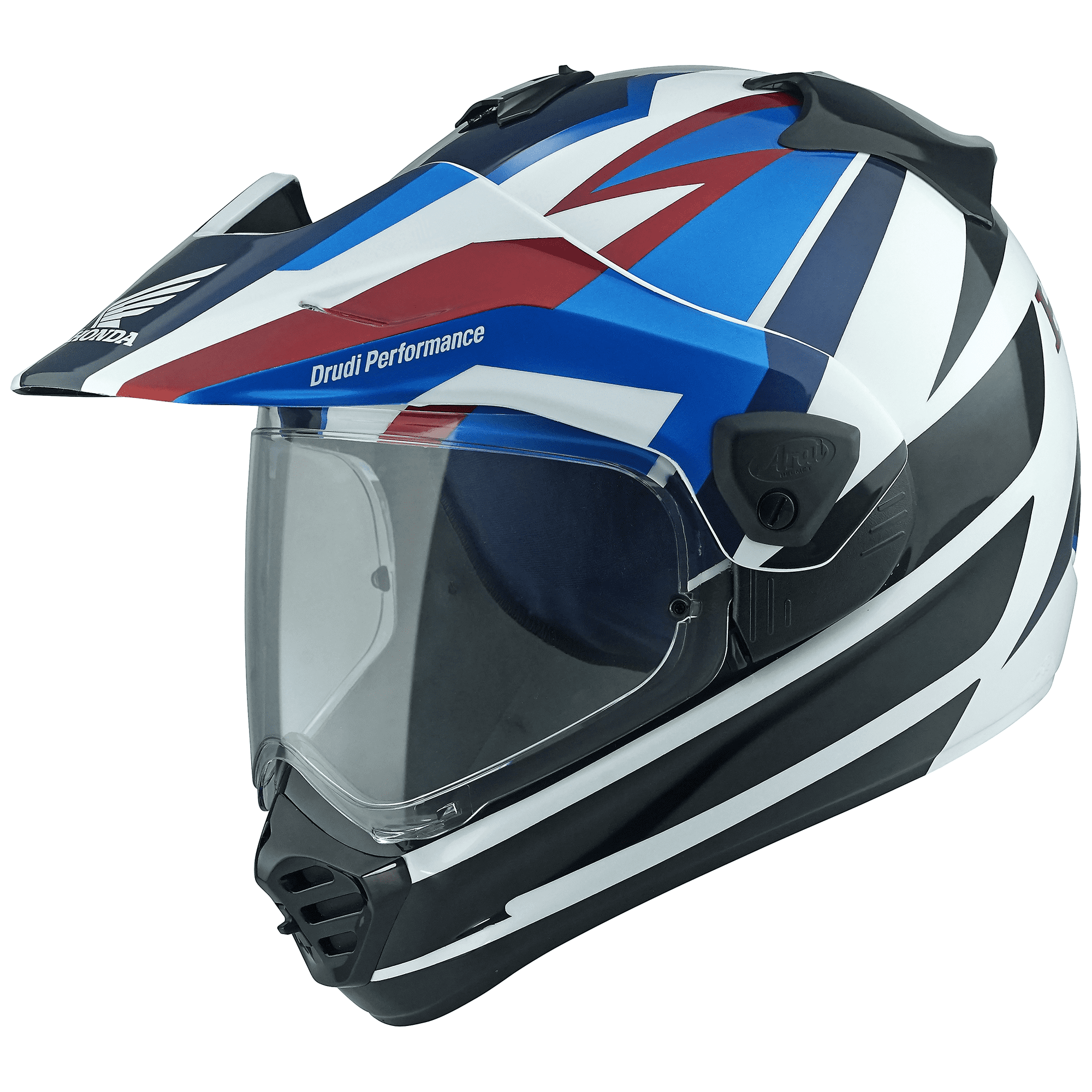 Arai Tour-X5 Honda Africa Twin White/Blue | Arai Helmets at Two Wheel ...