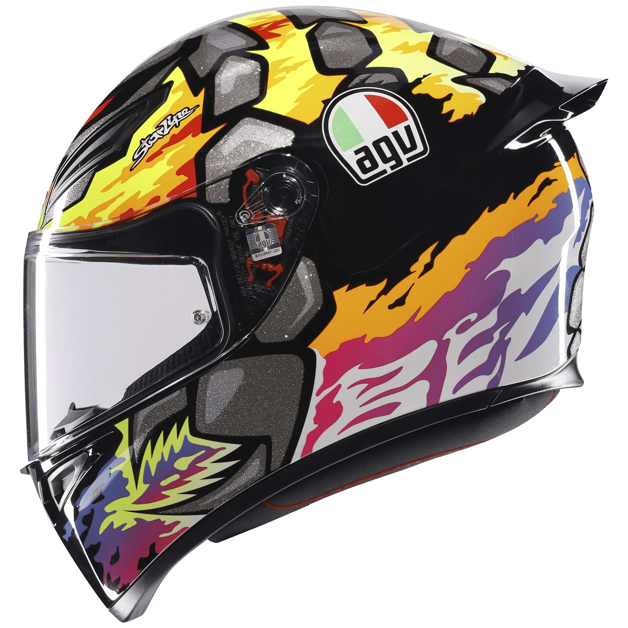 AGV K1-S - Bezzecchi 2023 | AGV Motorcycle Helmets | FREE UK DELIVERY