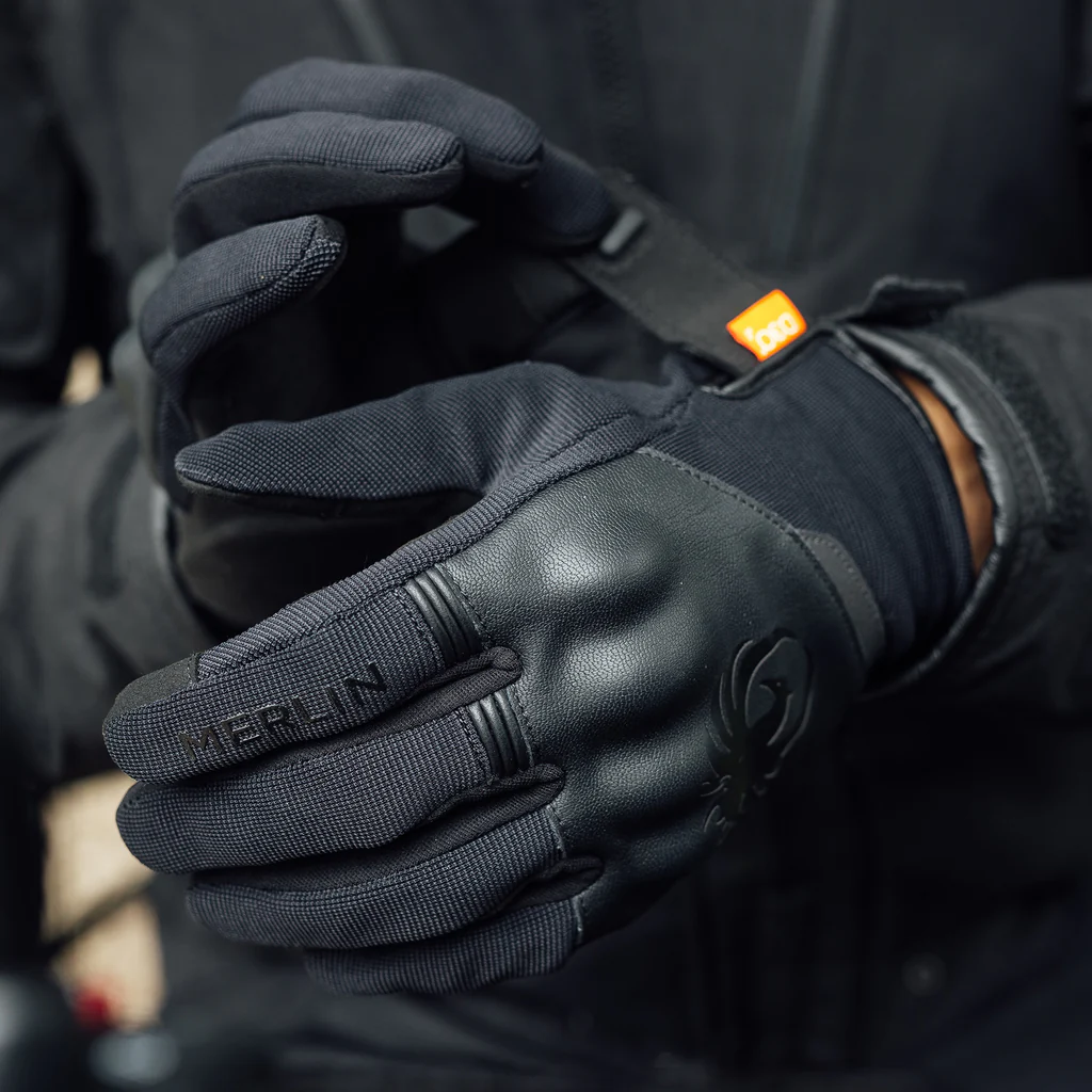 Merlin Berea D30 Trail Gloves - Black | Merlin Motorcycle Clothing ...