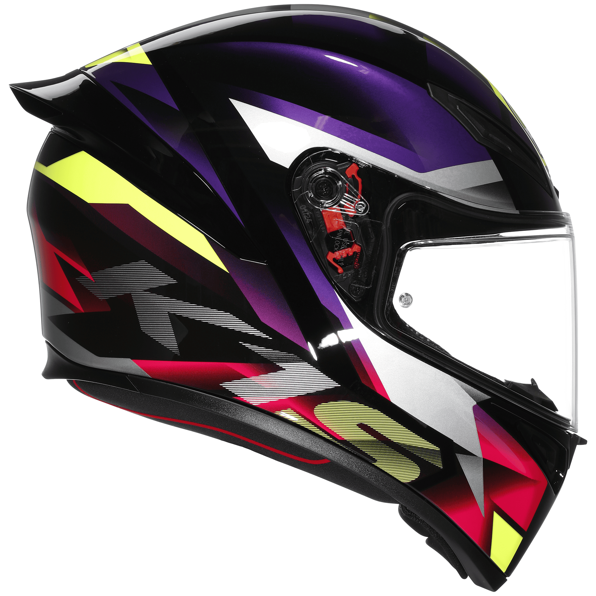 AGV K1-S Fastlap - Black/Purple/Pink | AGV Motorcycle Helmets | Two ...