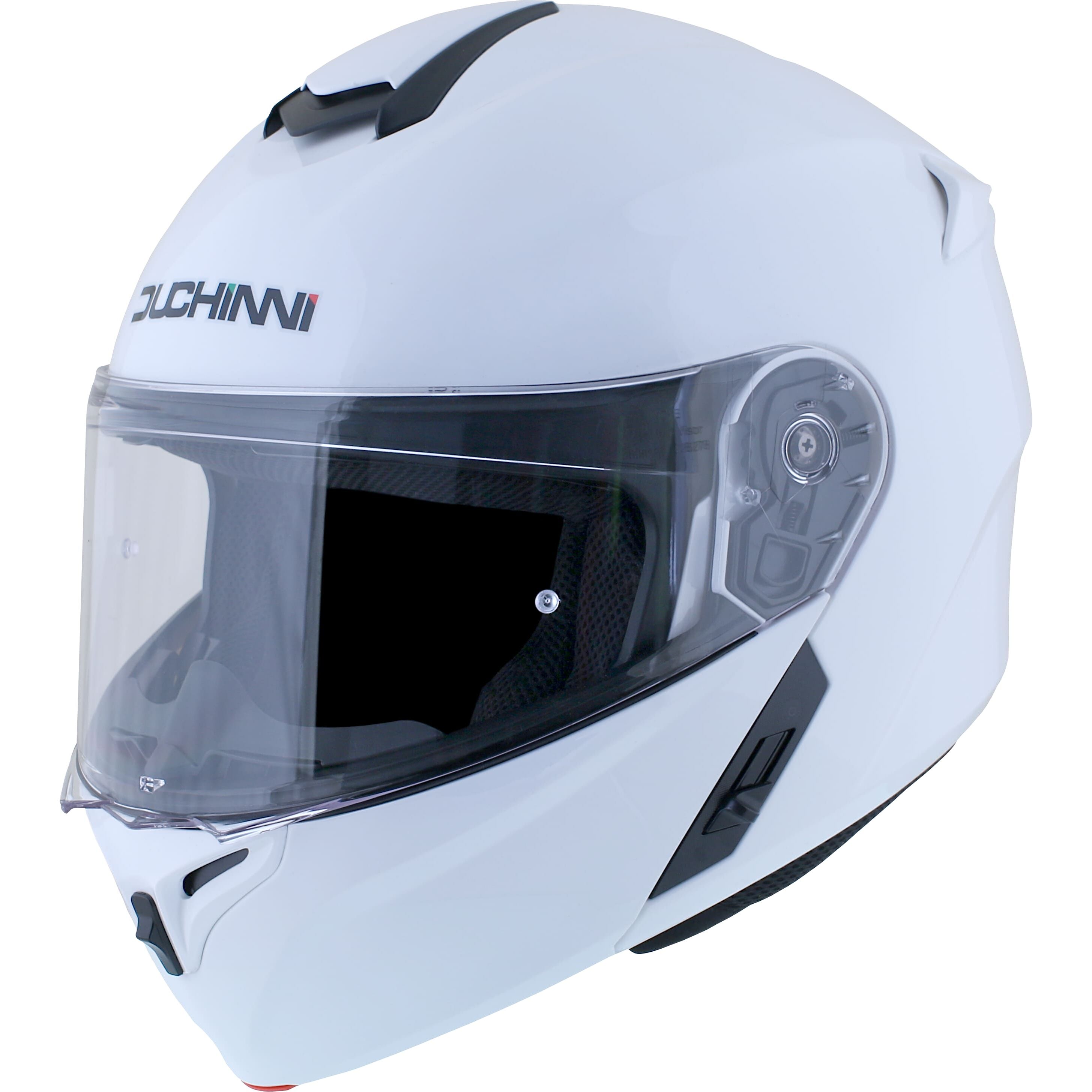 Duchinni D938 Flip Front Helmet - Gloss White | Duchinni Motorcycle ...