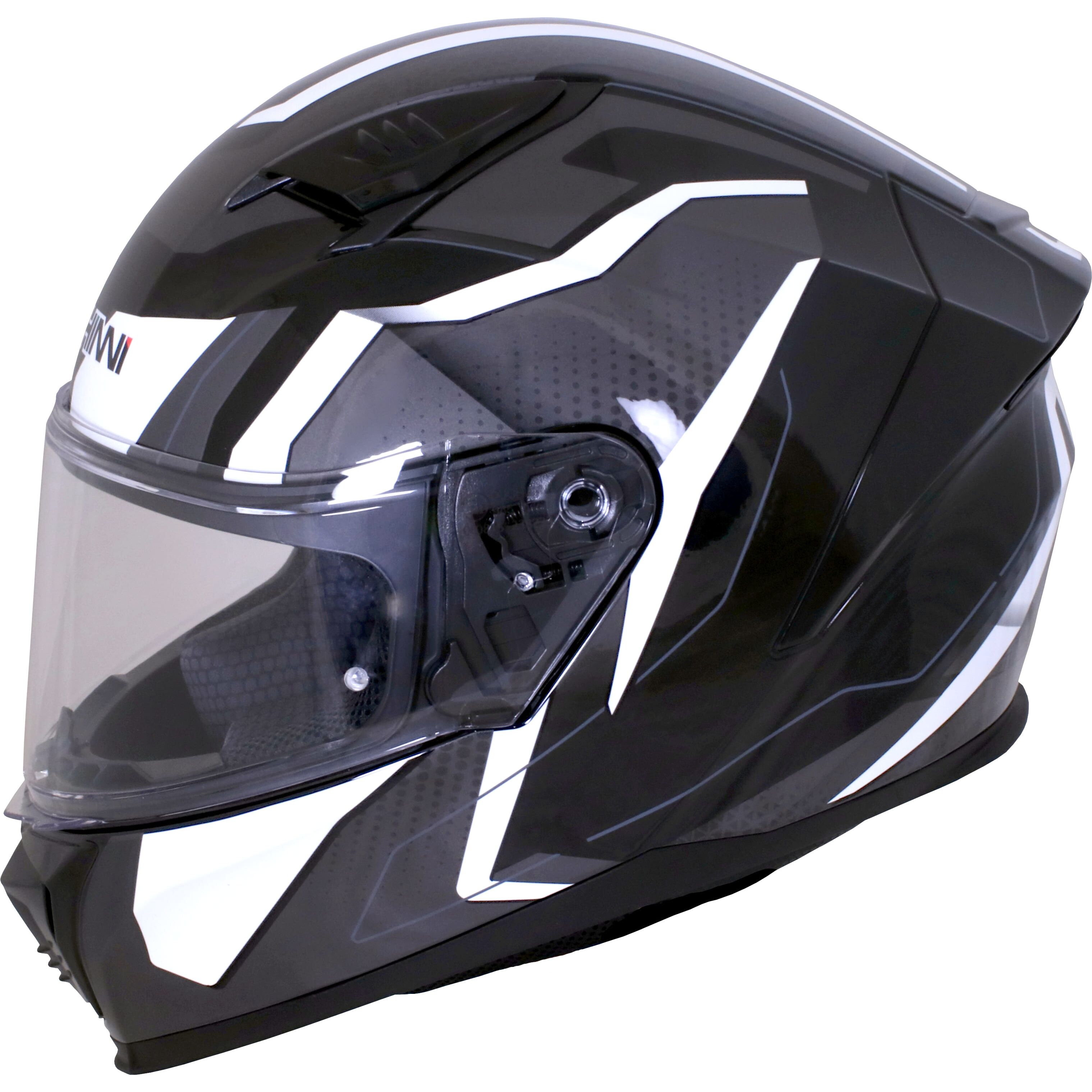 Duchinni D985 - Black/White | Duchinni Motorcycle Clothing | Two Wheel ...