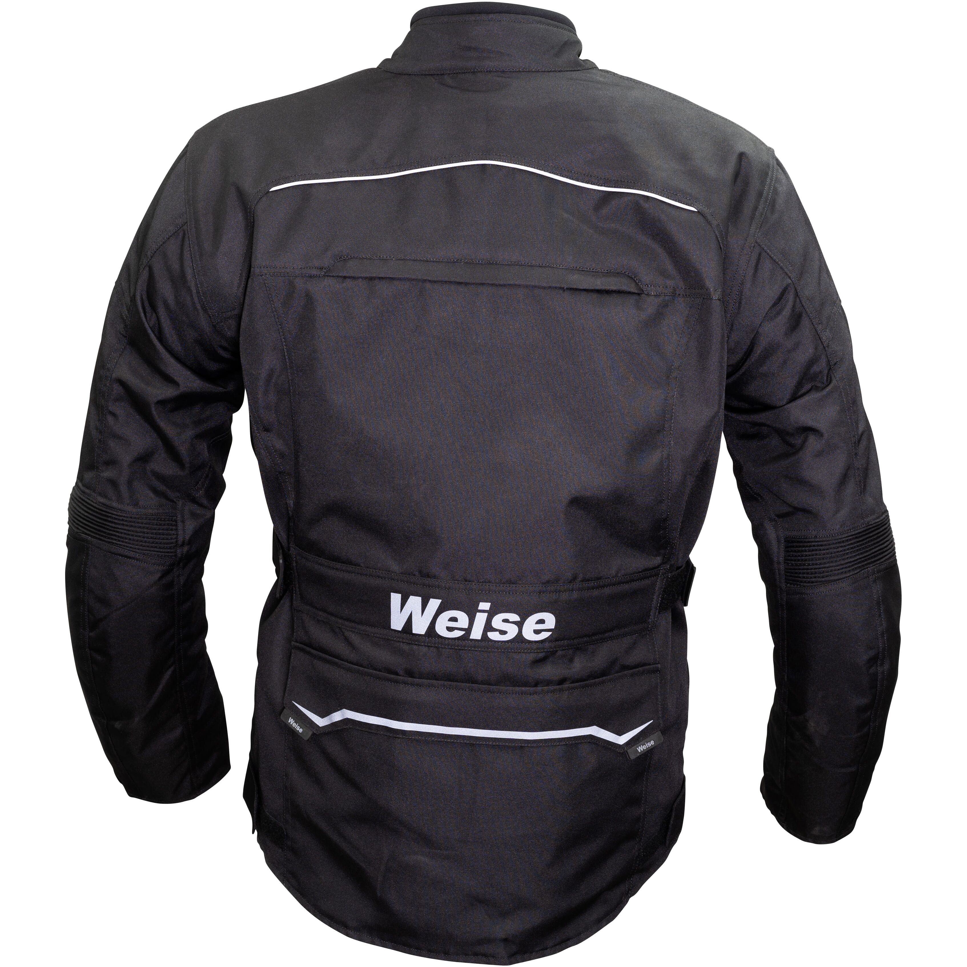 Weise Core Adventure Jacket - Black | Weise Motorcycle Clothing | Two ...